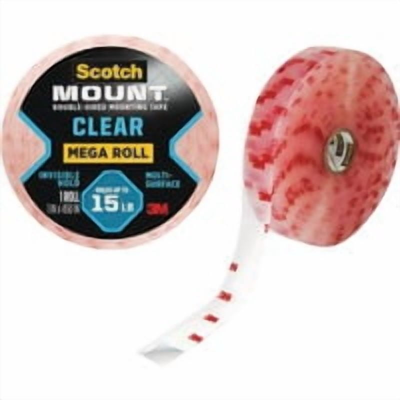 3M Scotch Mount Clear Double-Sided Mounting Tape, Case of 4 - Walmart.com