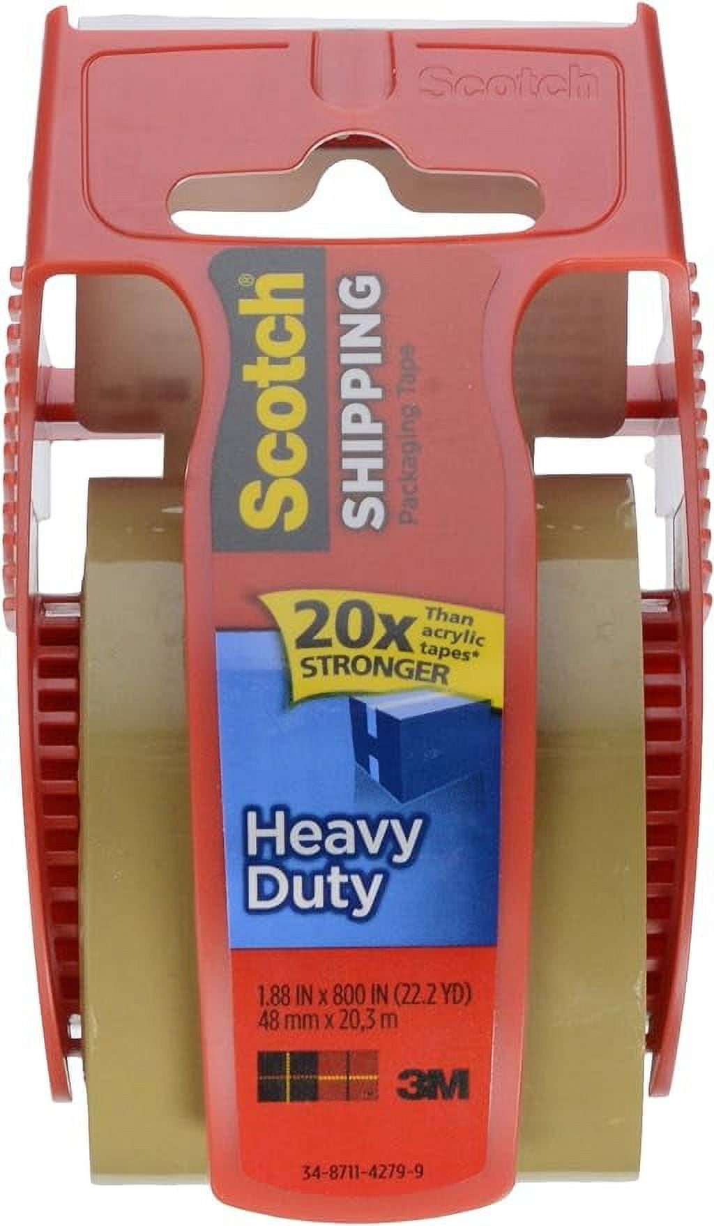 3M Scotch Packaging Tape In Sure Start Dispenser, Clear Size:142, 2 In ...