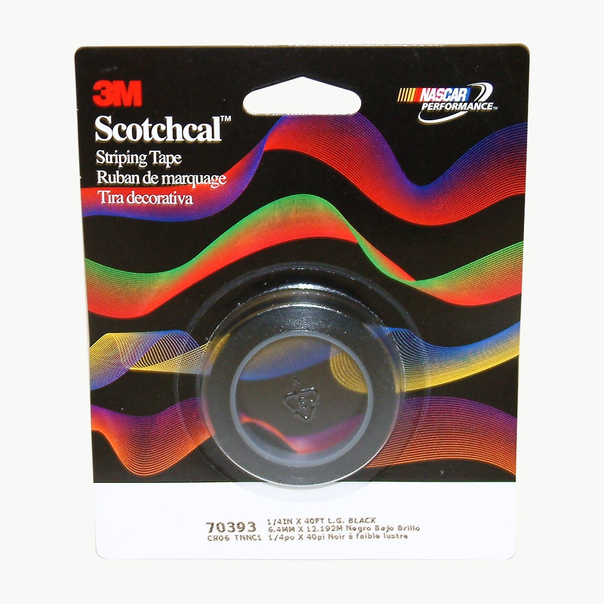 3M Scotch Scotchcal Striping Tape: 1/4 in. x 40 ft. (Low Gloss Black ...