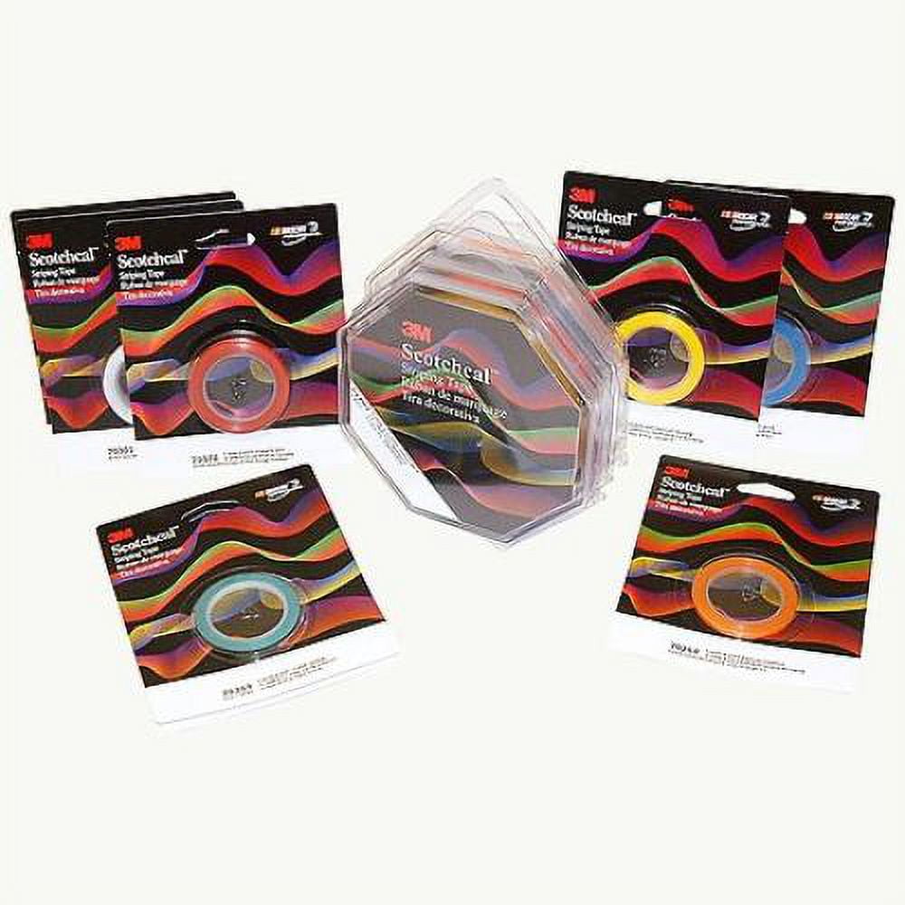 3M Scotch Scotchcal Striping Tape, 1/8 Inch, Red, 70204 - Walmart.com