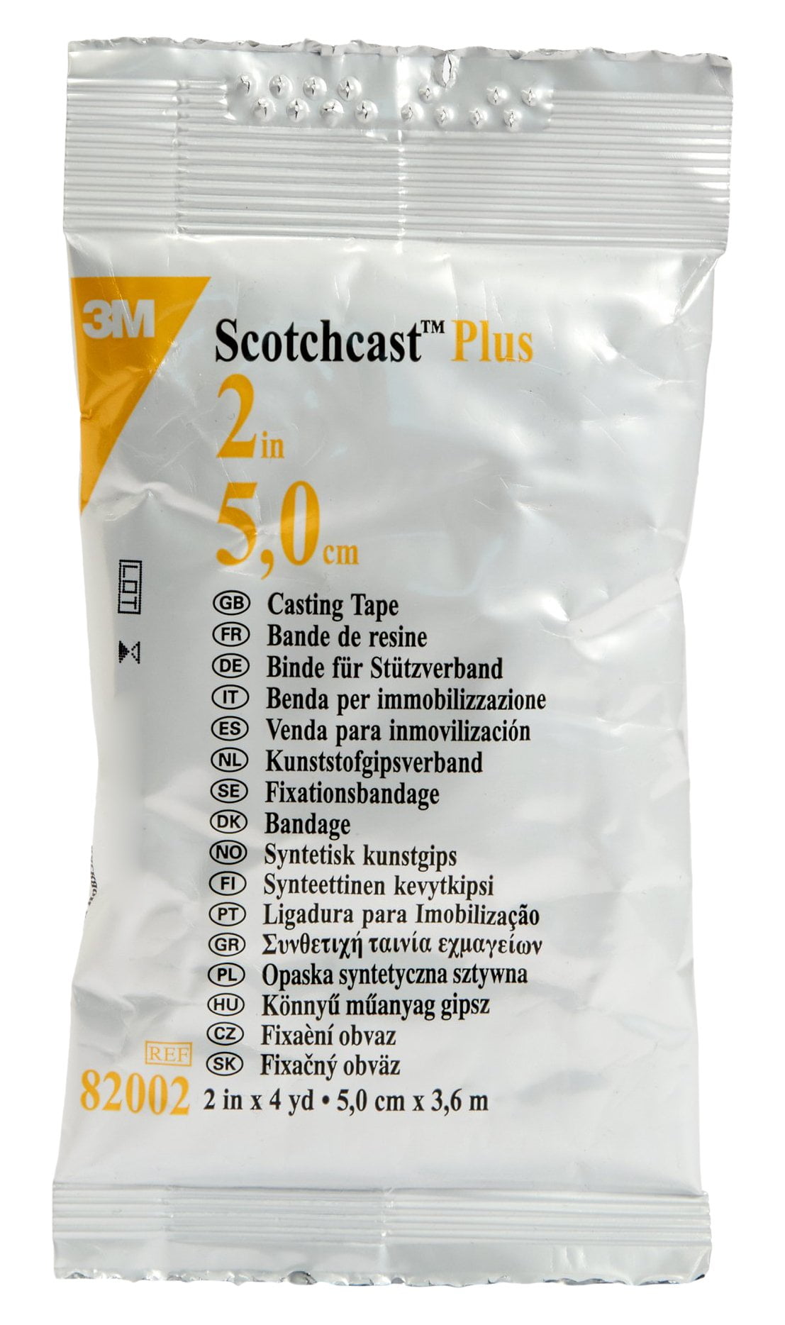 3M Scotchcast 82002 Plus Casting Tape, White 2" x 4 Yard (Pack of 10 ...