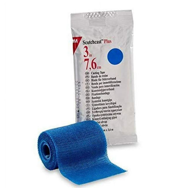 3M Scotchcast 82003B Plus Casting Tape 3in. x 4 Yards - Blue (Each ...