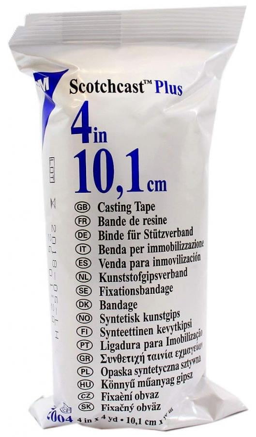 3M Scotchcast Plus Cast Tape, Fiberglass/Resin, 4 Inches x 12 Feet ...