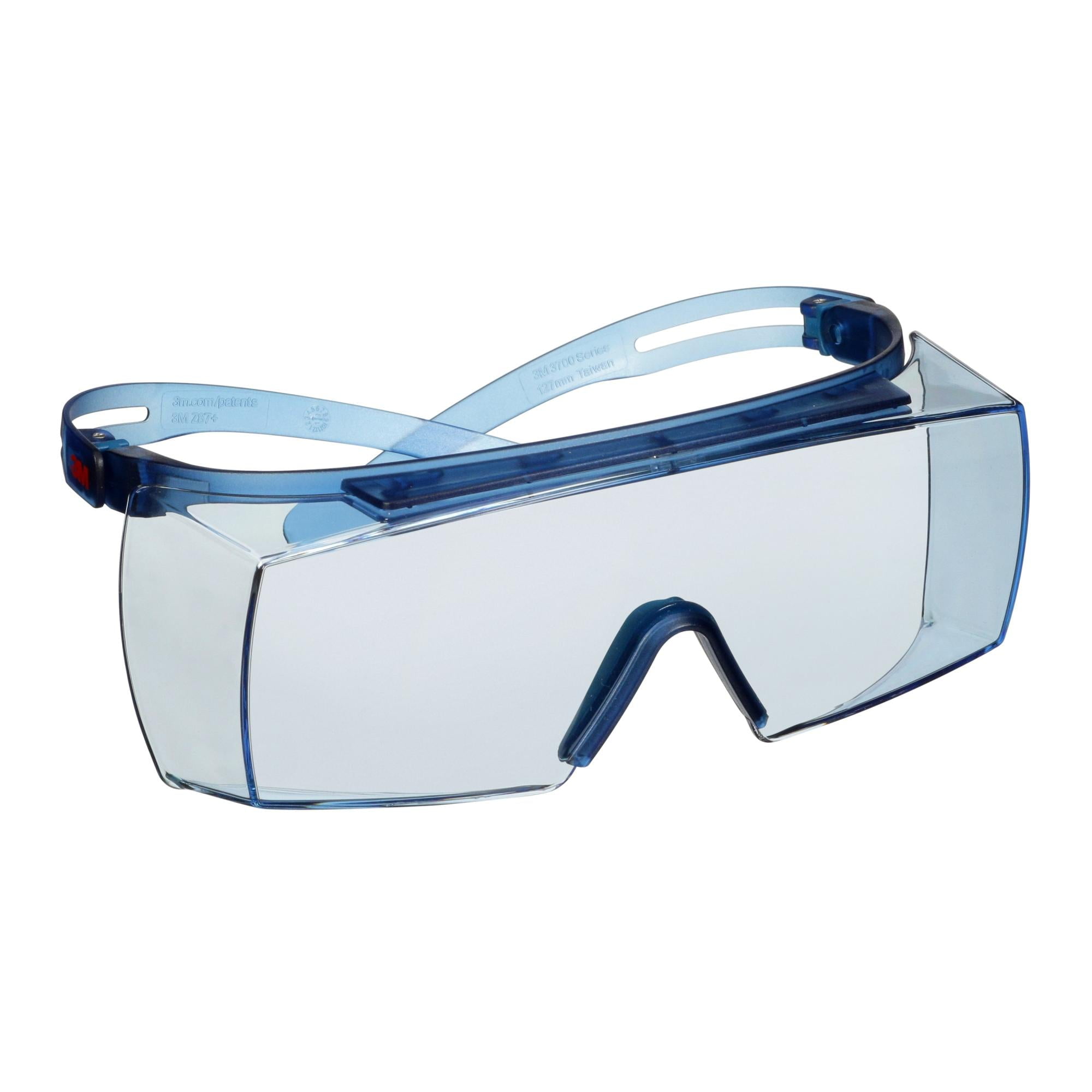 3M SecureFit 3700 Series, SF3704SGAF-BLU, Blue Temples - Walmart.com