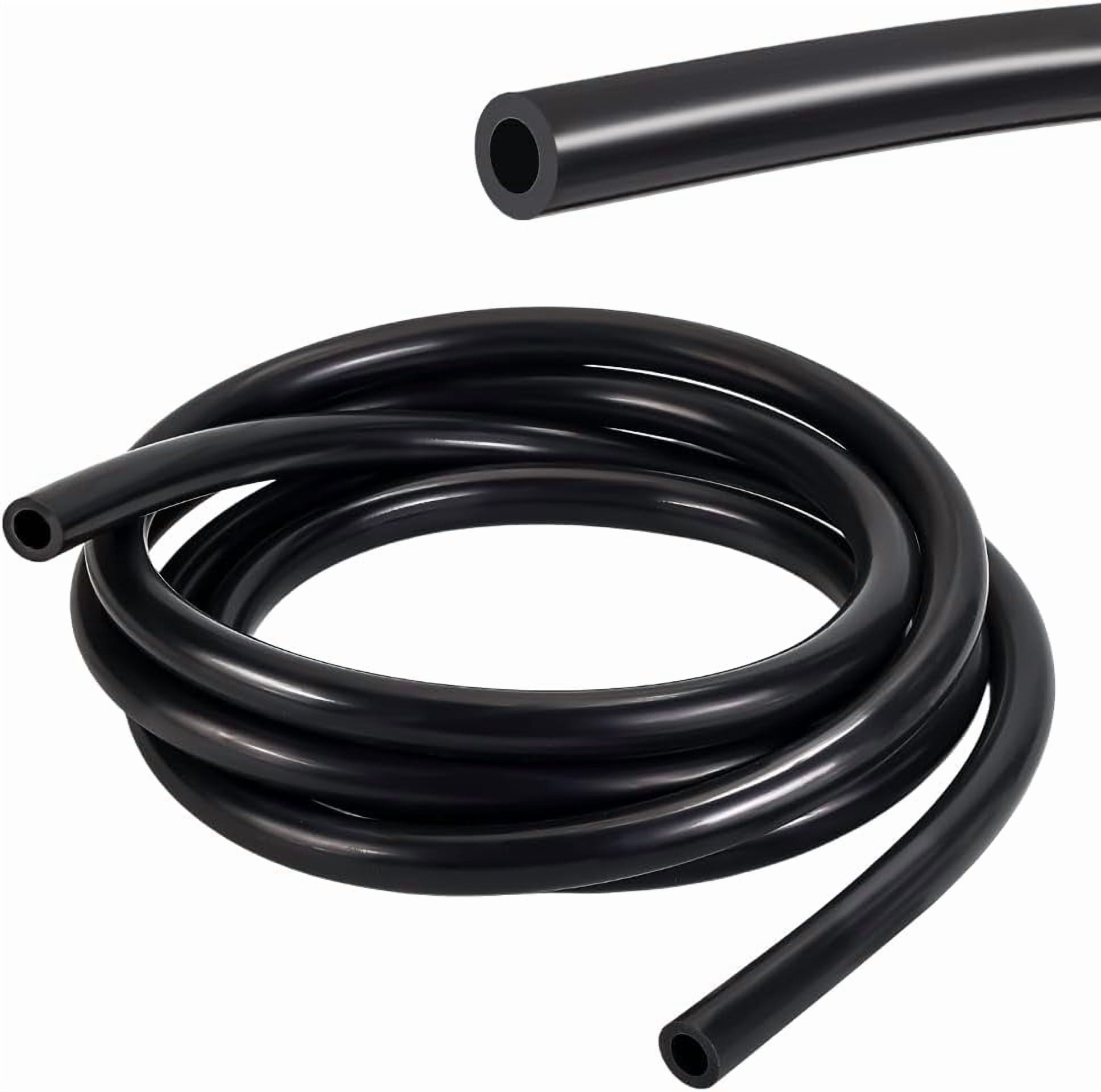 3M Silicone Cord Hollow Round Cord Black 16mm Inner Diameter: 10mm ...