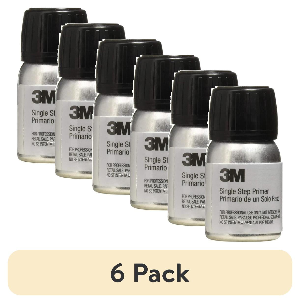 (6 pack) 3M Single Step Primer, 08682, Black Color, One-Part Urethane ...