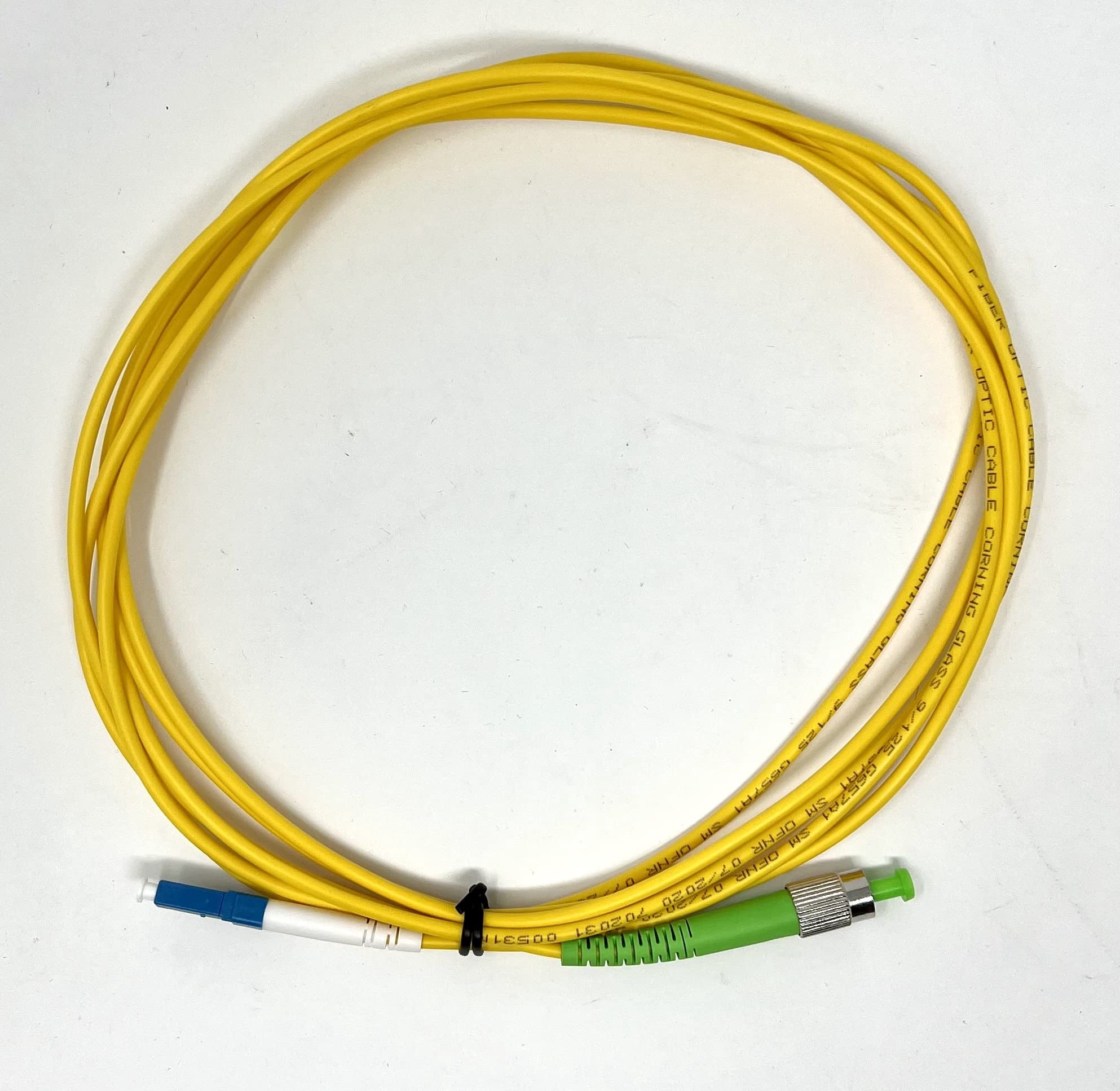 3M Singlemode SIMPLEX Fiber Optic Cable (9/125) - FC/APC to LC/UPC ...