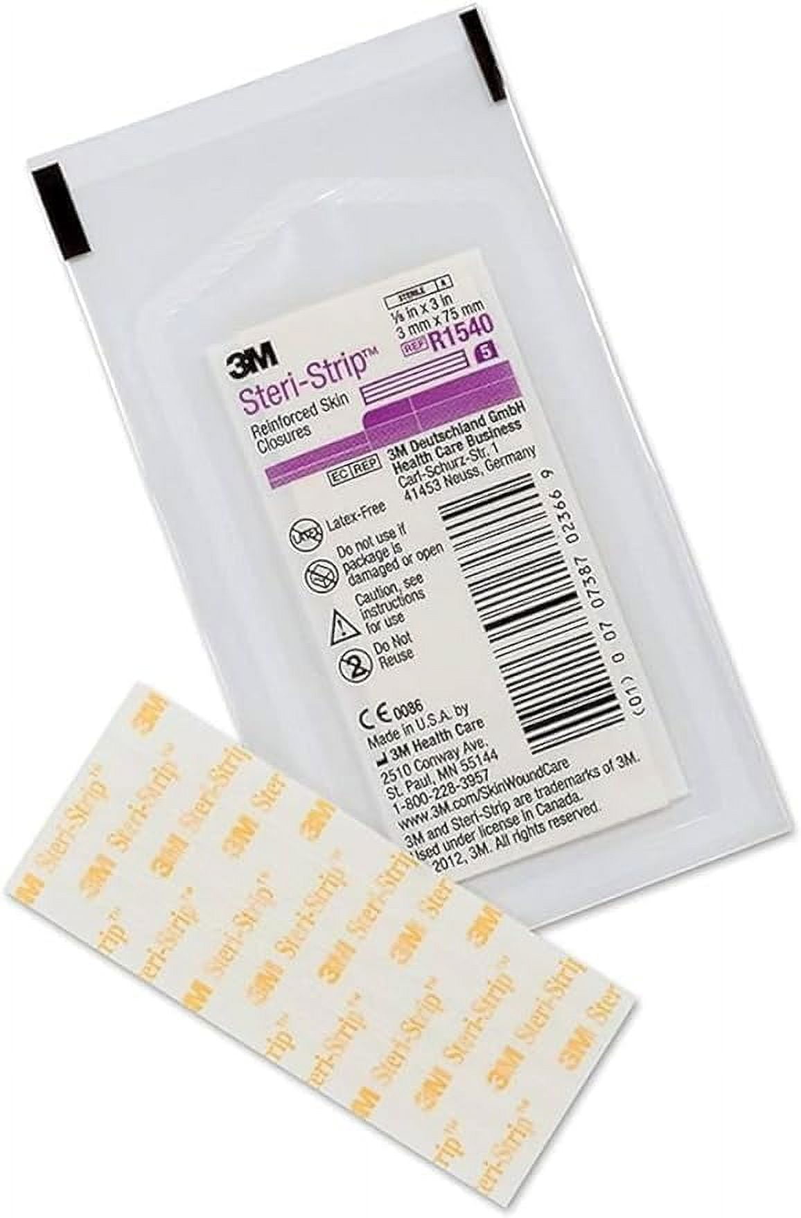3M Skin & Wound Closure Strips - Reinforced & Sterile Adhesives for ...