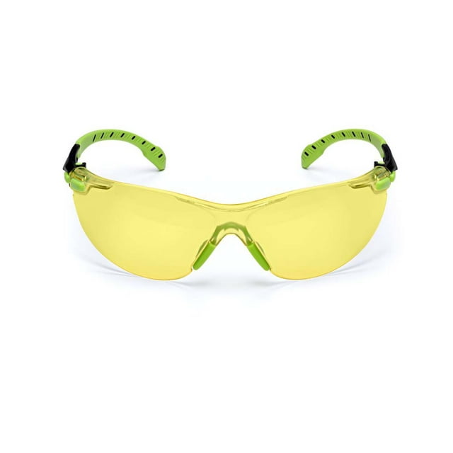 3M Solus 1000-Series Safety Glasses S1203SGAF, Green/Black - Walmart.com