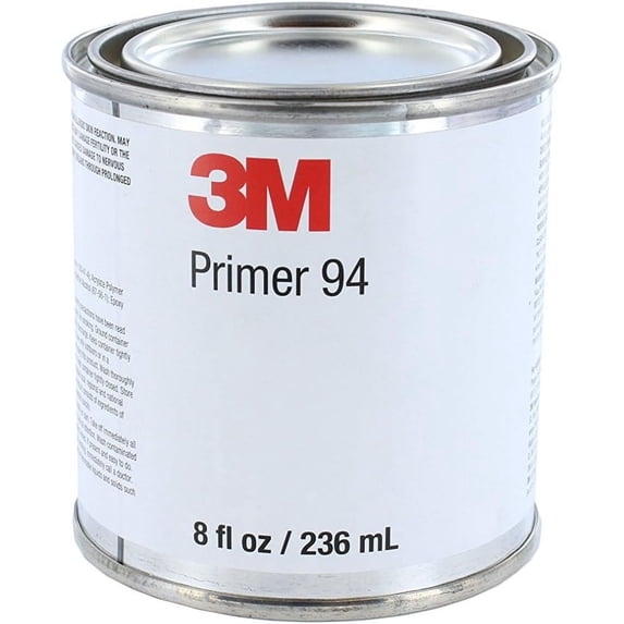 3M Tape Primer 94, Clear Adhesive Bonding Paint Prep, 8 oz, Plastic and ...