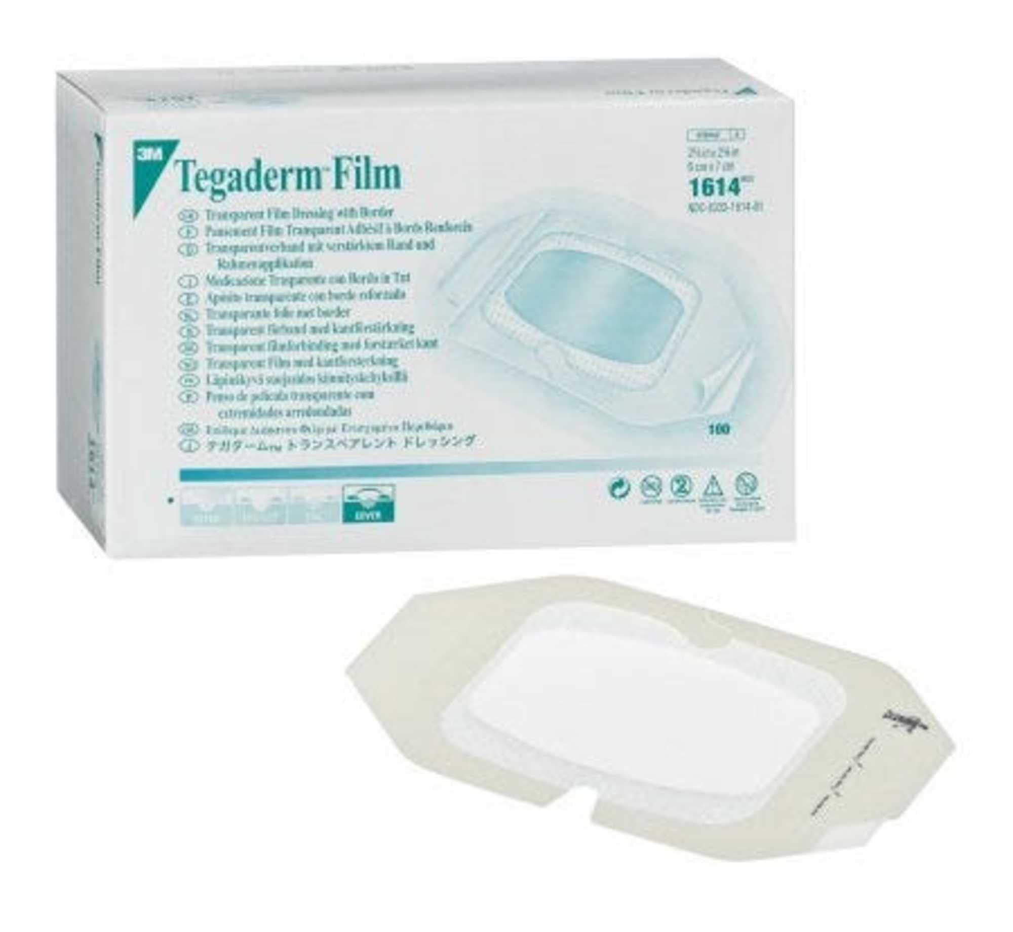 3M Tegaderm 1628 Transparent Film Dressing, 6 X 8 Inch, Sterile, Self ...