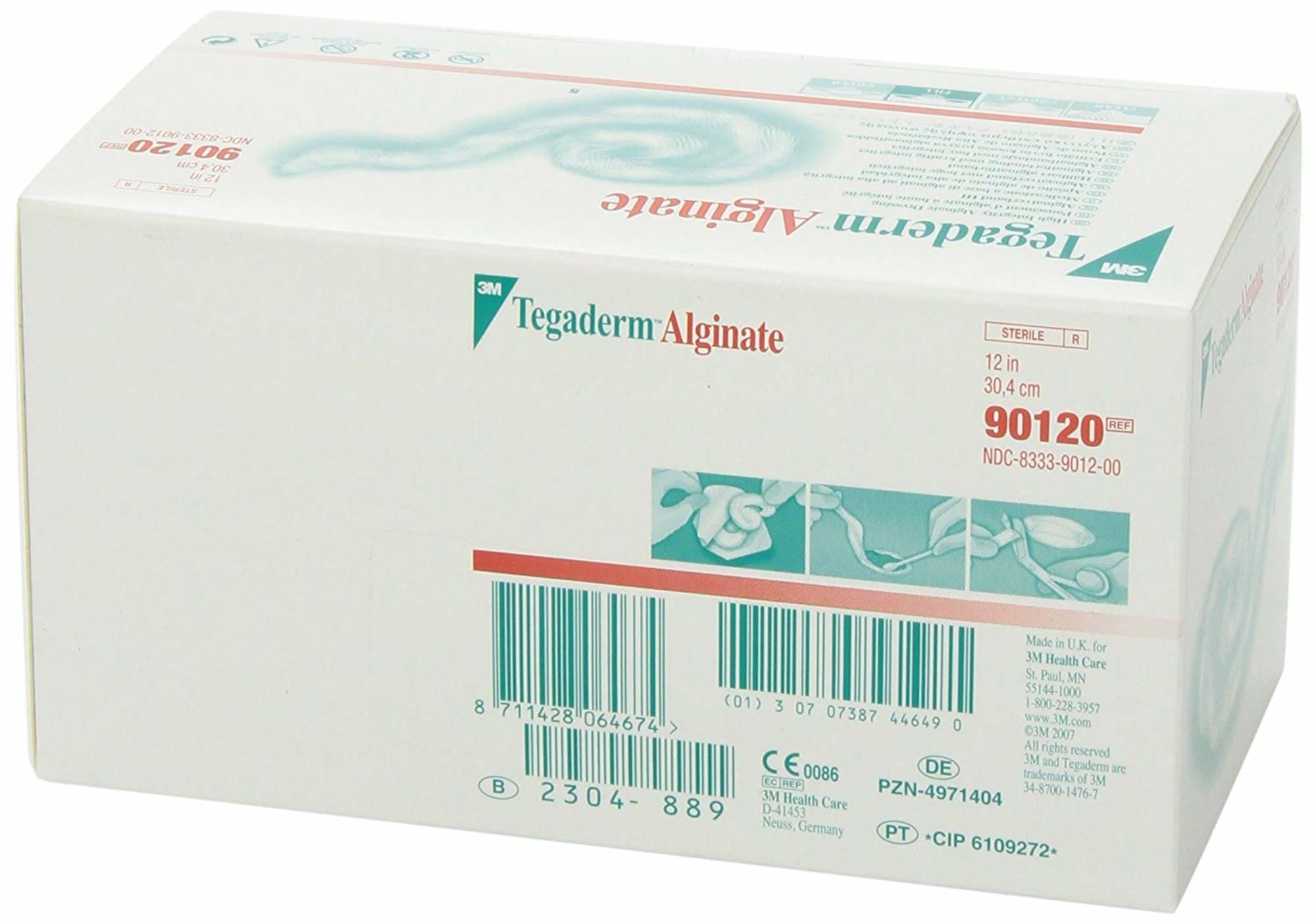 3M Tegaderm 90120 Calcium Alginate Dressing 12 Inch Rope Calcium ...