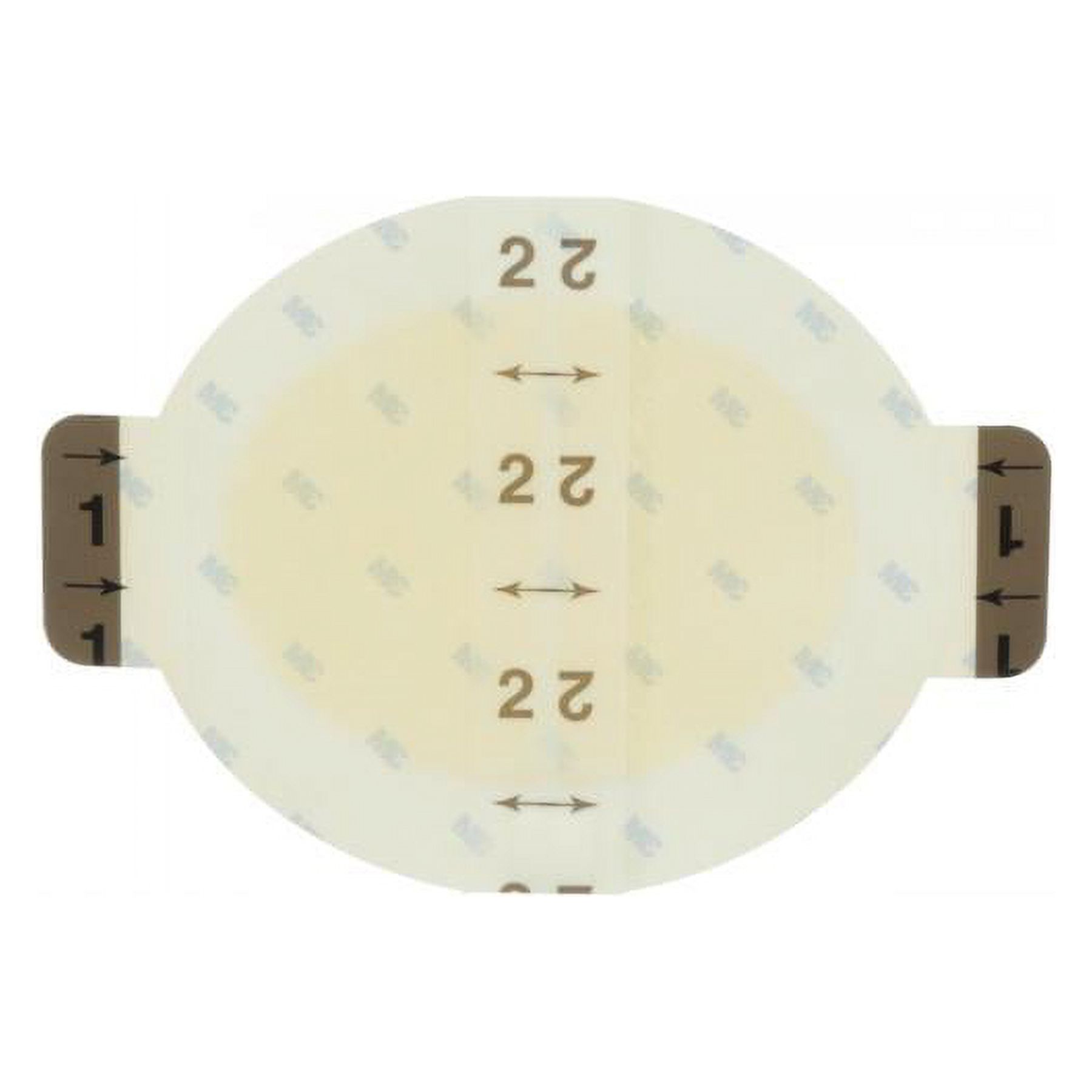 3M Tegaderm Thin Hydrocolloid Dressing, 4 x 4.75 Inch, Oval, 10 Count ...