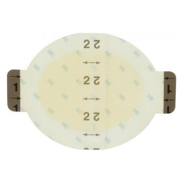 3M Tegaderm Thin Hydrocolloid Dressing, 4 x 4.75 Inch, Oval, 10 Count ...