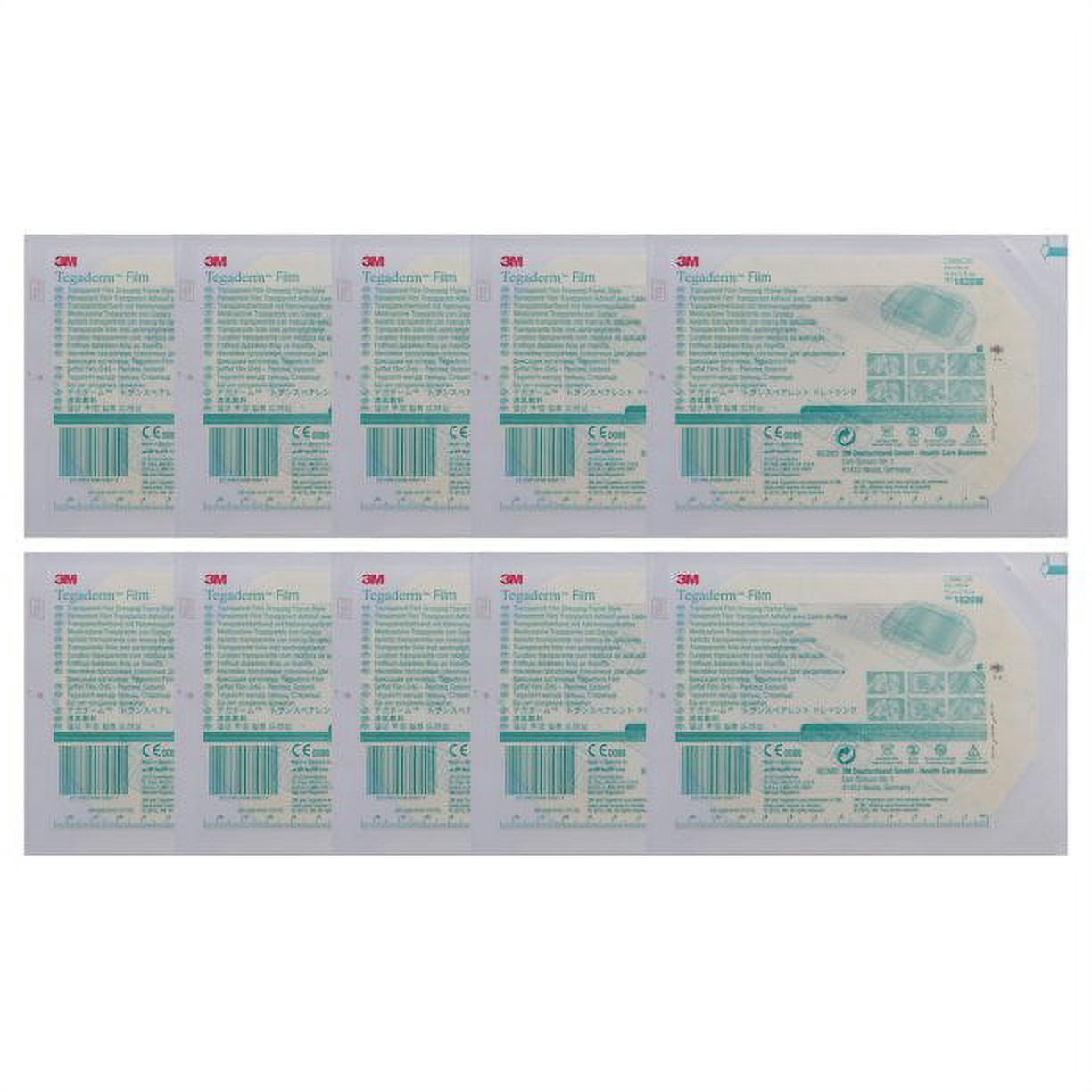 3M Tegaderm Transparent Film Dressing Frame Style 2-3/8 X 2-3/4" 10 Ct ...