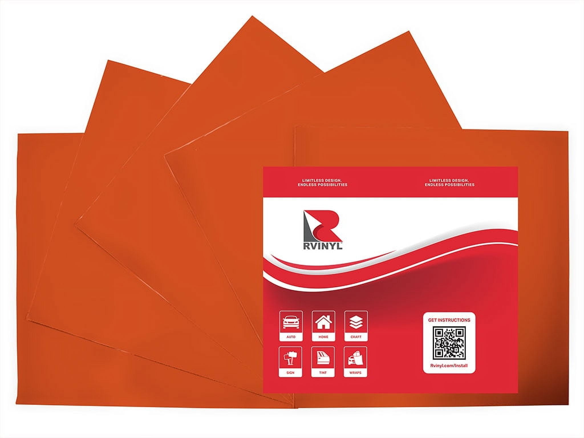 3M Translucent Craft Vinyl Film Sheet Roll Scotchcal 3630 Orange 44 - 5 ...