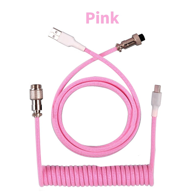 3M Type C Mechanical Keyboard Coiled Cable USB Keyboard Wire Mechanical ...