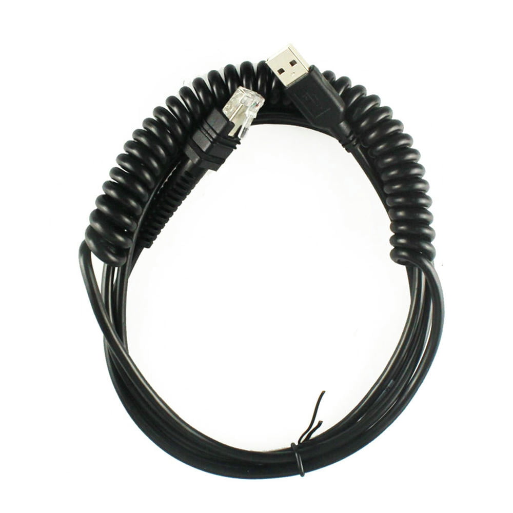 3M USB Coiled Cable Compatible For LI3608 LI3678 DS3608 DS3678 Barcode ...