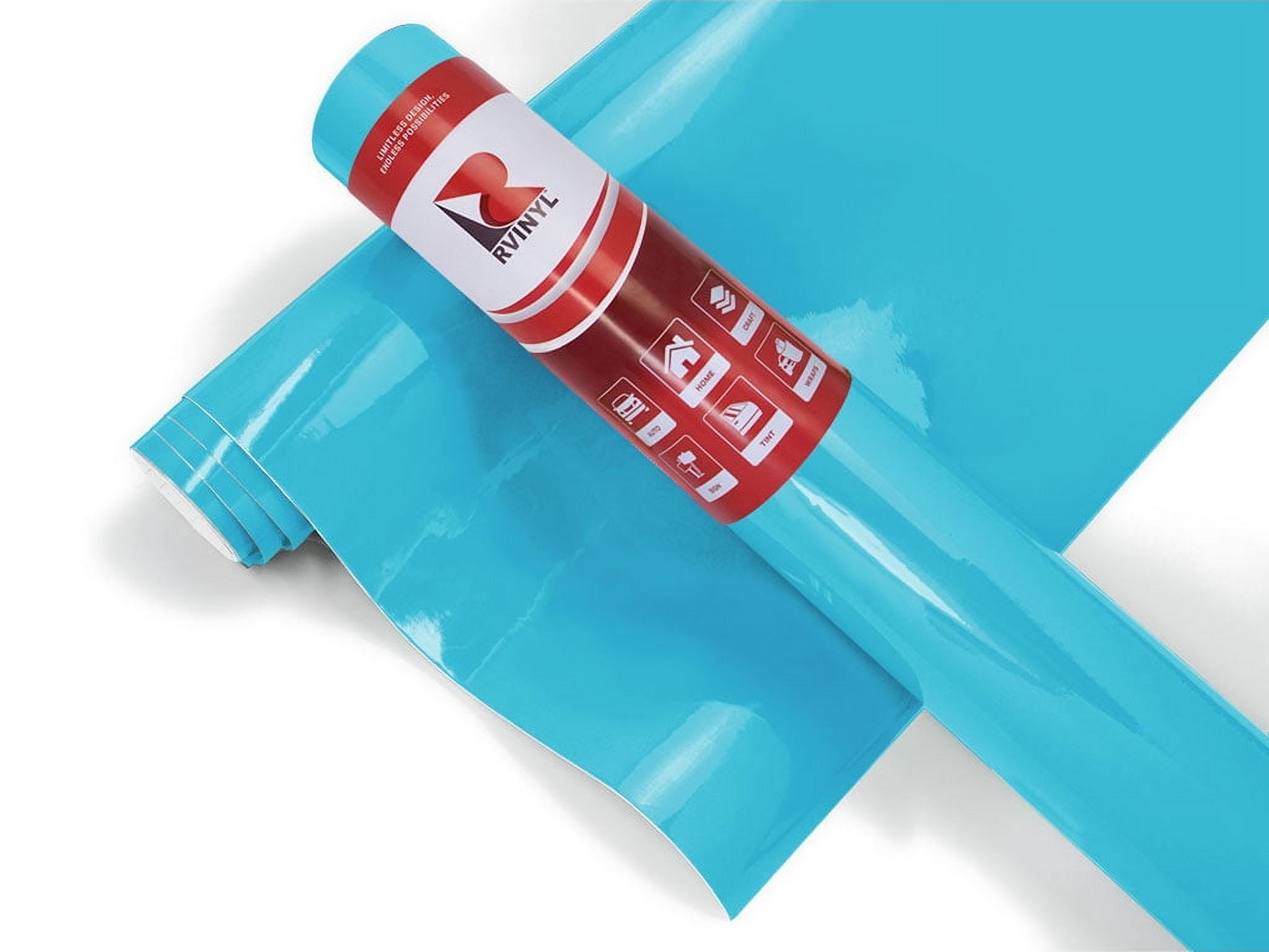 3M Vinyl Car Wrapping Film 2080 Gloss Sky Blue G77 Dual Cast Air Bubble ...