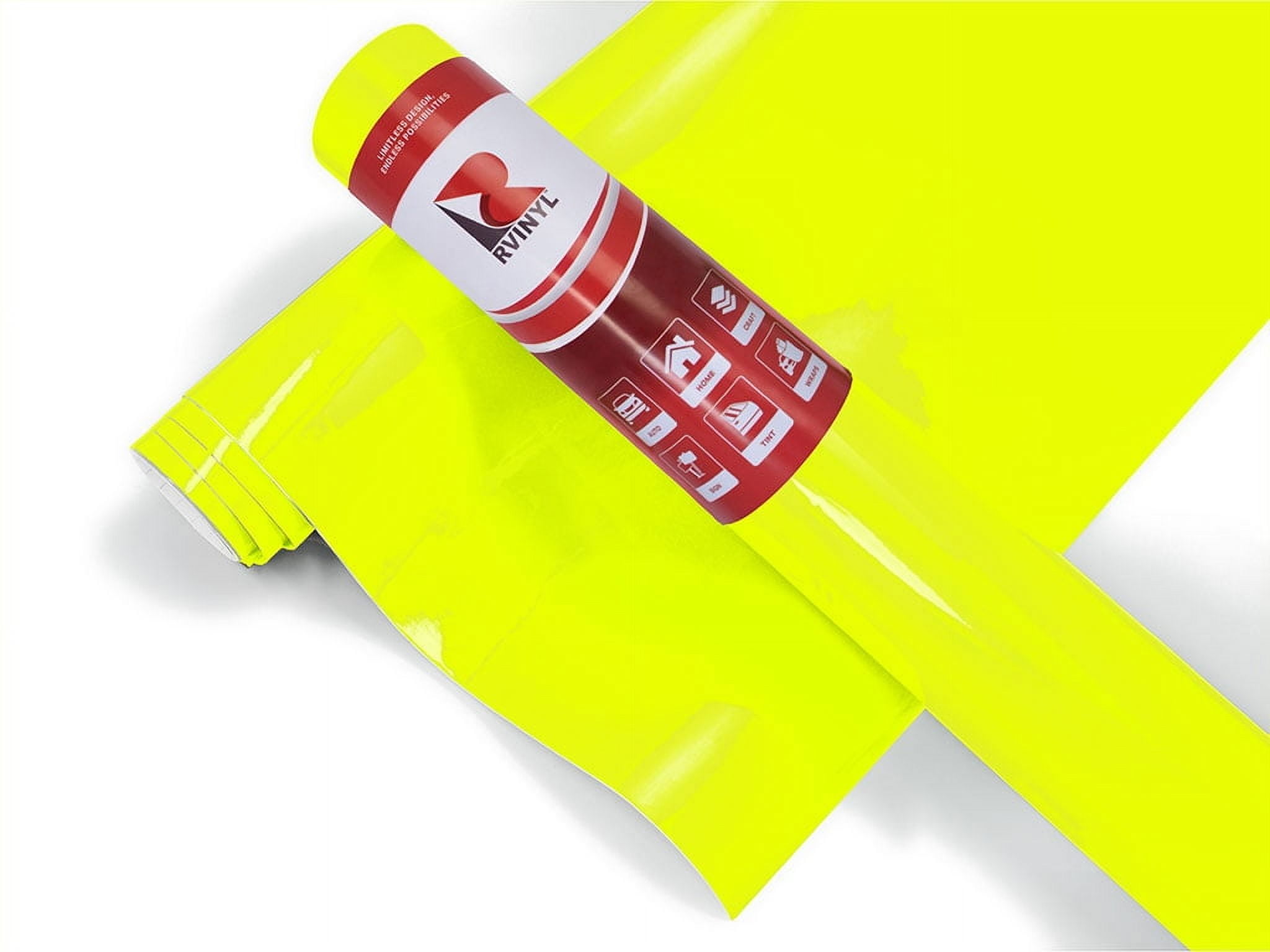 3M Vinyl Car Wrapping Film 2080 Satin Neon Fluorescent Yellow VCW17076 ...