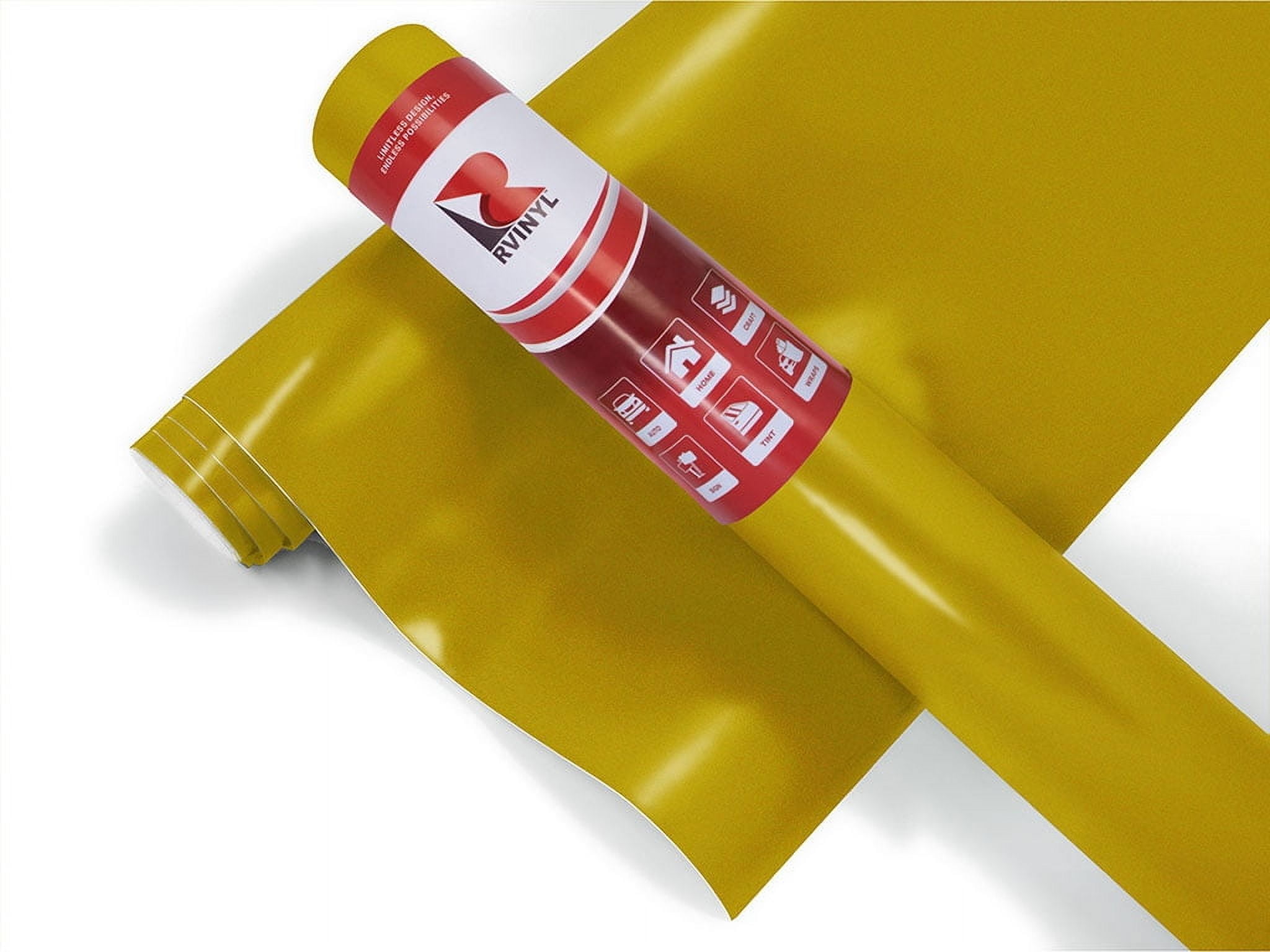 3M Vinyl Car Wrapping Film Roll 2080 Satin Bitter Yellow S335 Air ...