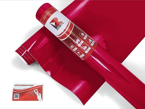 3M Vinyl Graphic Cast Film 180mC Deep Red 23 High Gloss Finish Bubble ...