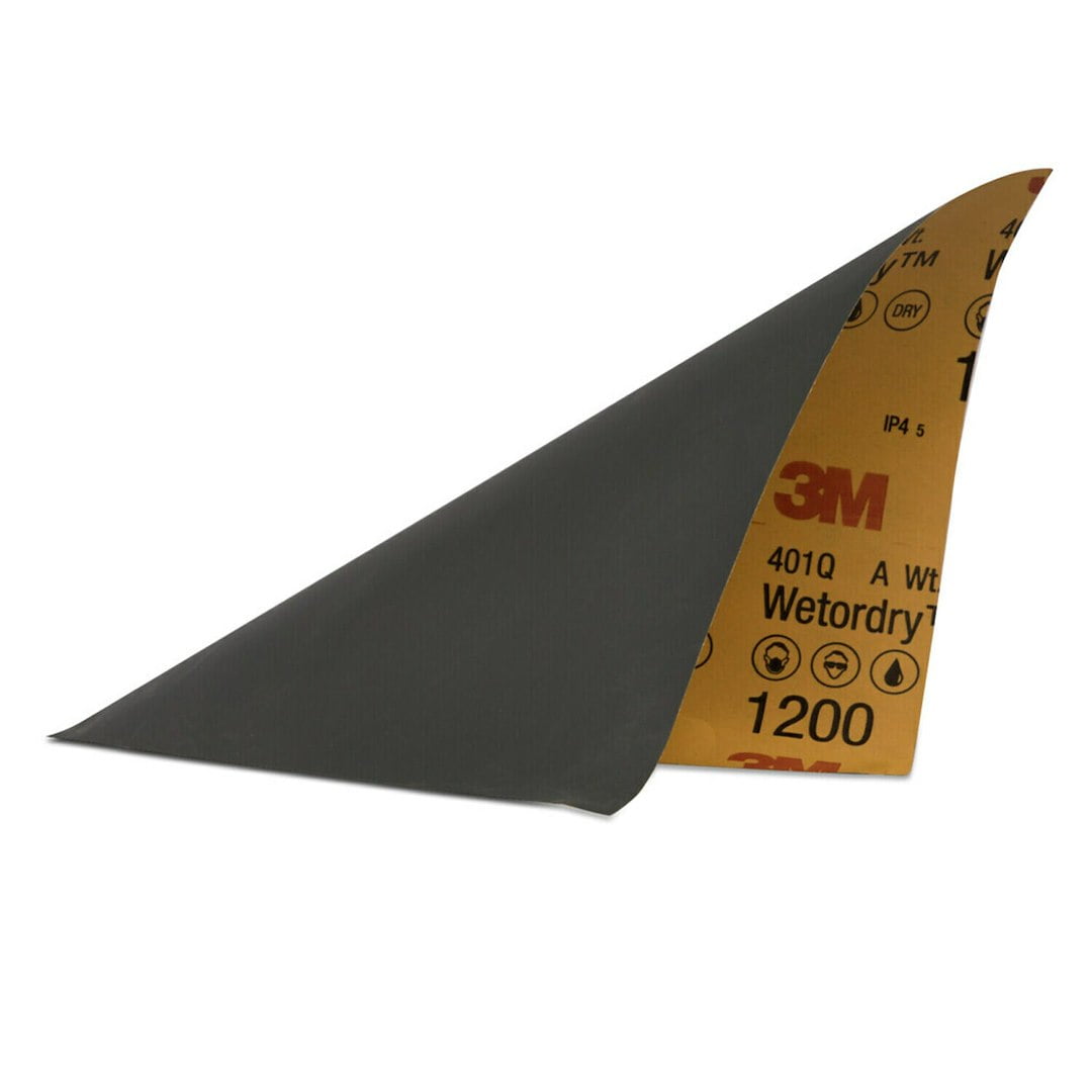 3M Wetordry Sandpaper, 32022, 1200 Grit, 9 in x 11 in, 5 Sheets Per ...