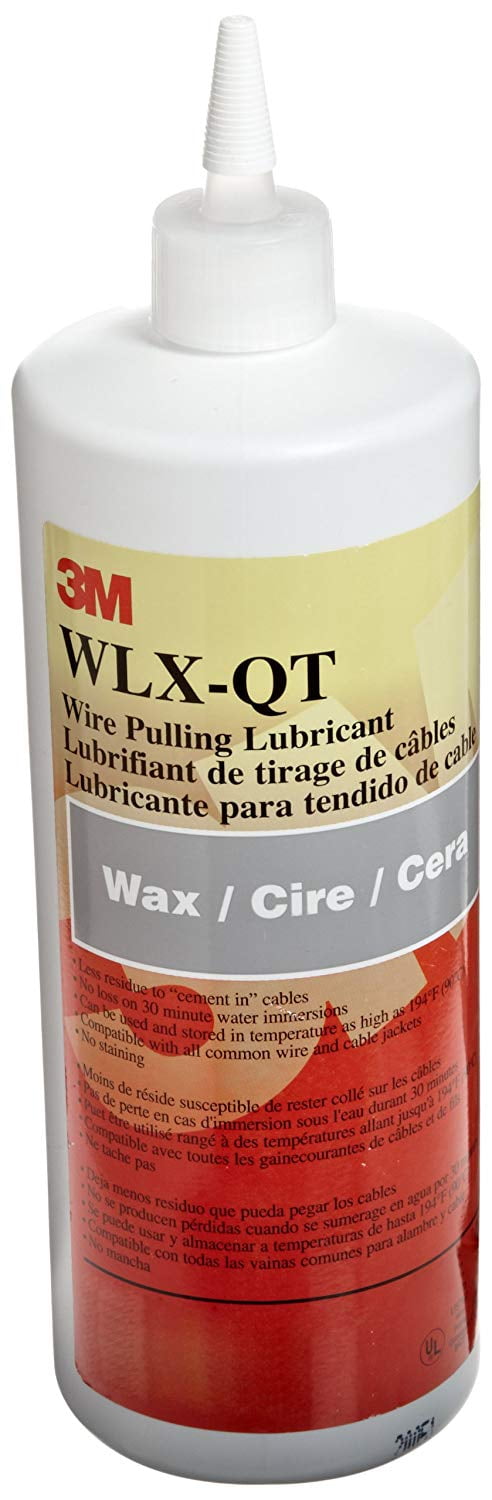 3M Wire Pulling Lubricant Wax WLX, 1 Quart (Pack of 1) - Walmart.com