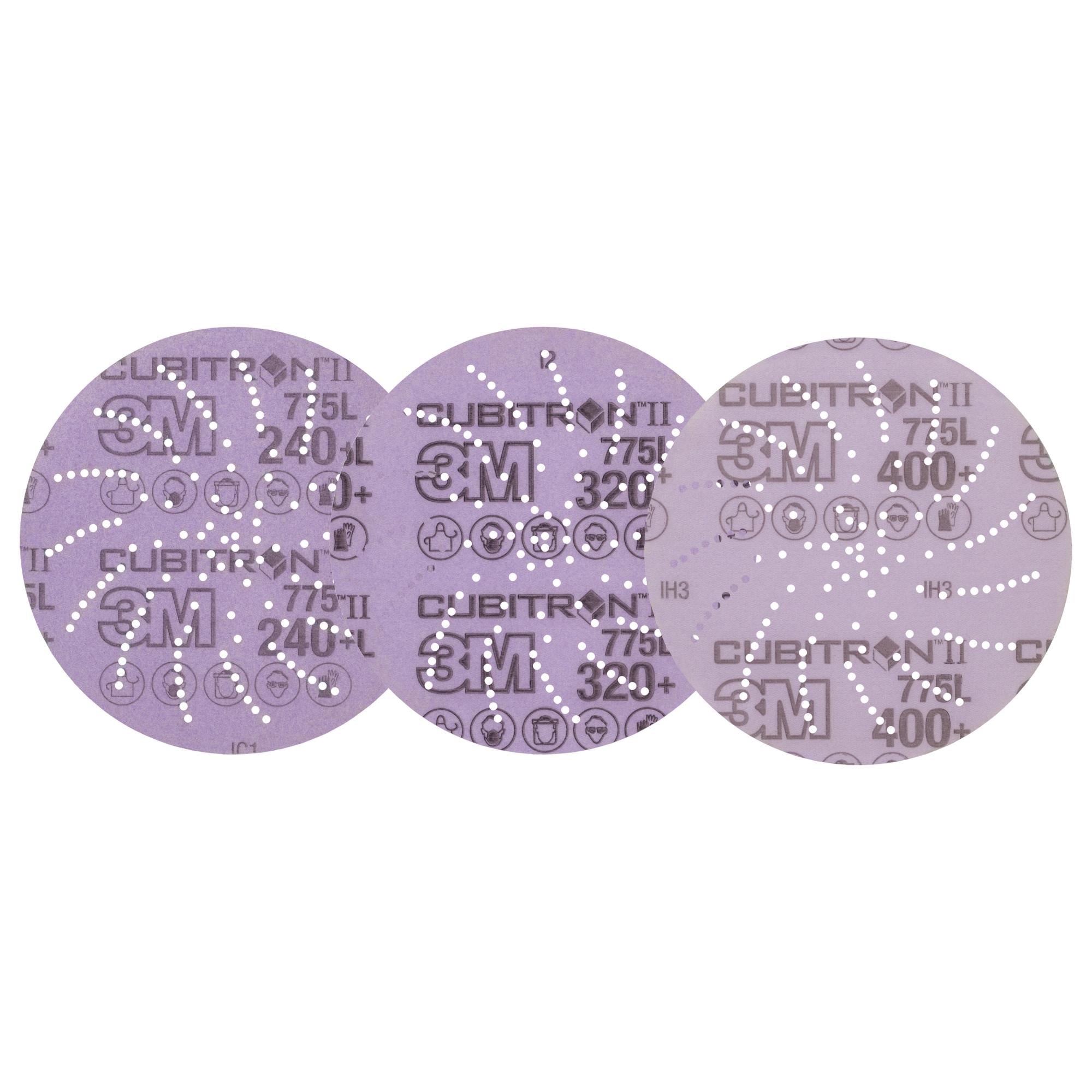 3M Xtract Cubitron II Film Disc 775L, 87435, 240+ - 400+, 5 in, 20 ea ...