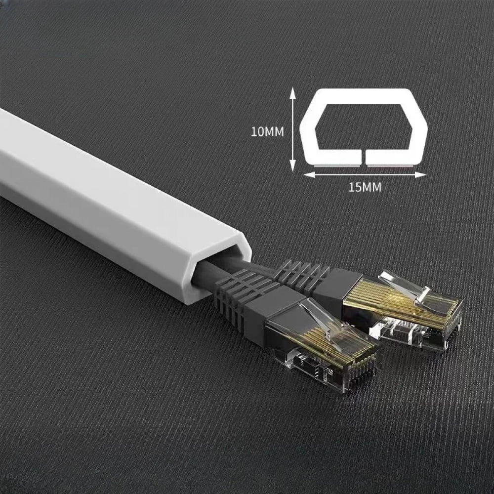 3M/roll Flexible Cord Management Channel,Invisible Decorative Wire ...