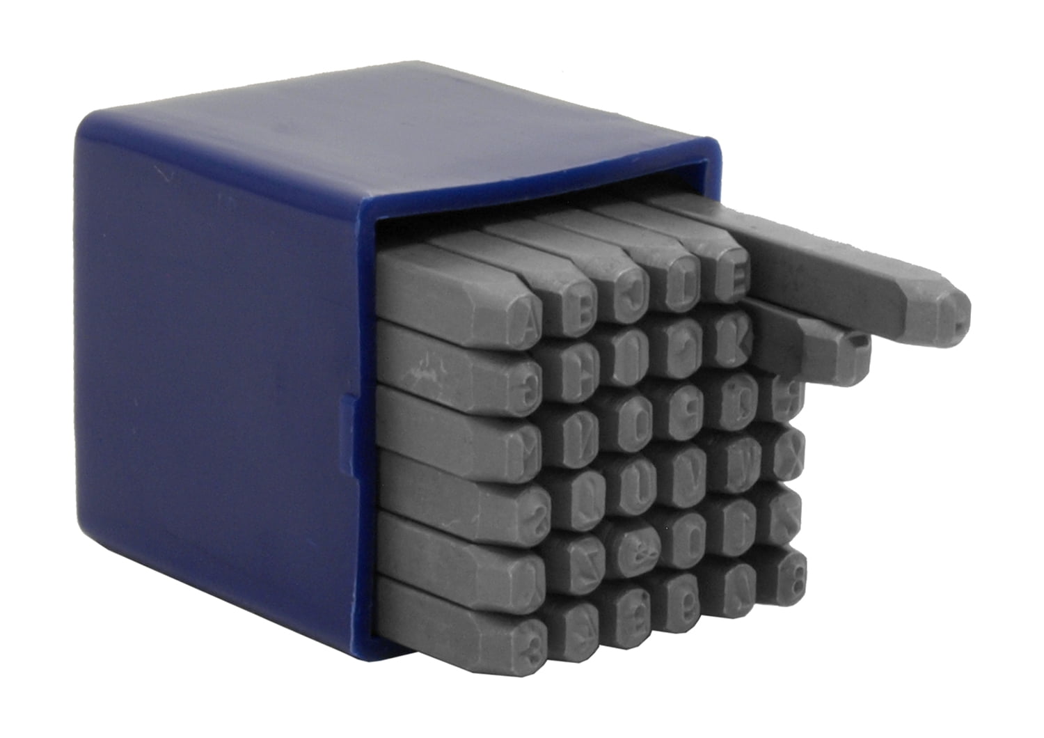 3MM Letter & Number Stamp/Punch Set - Cal-Hawk - Walmart.com