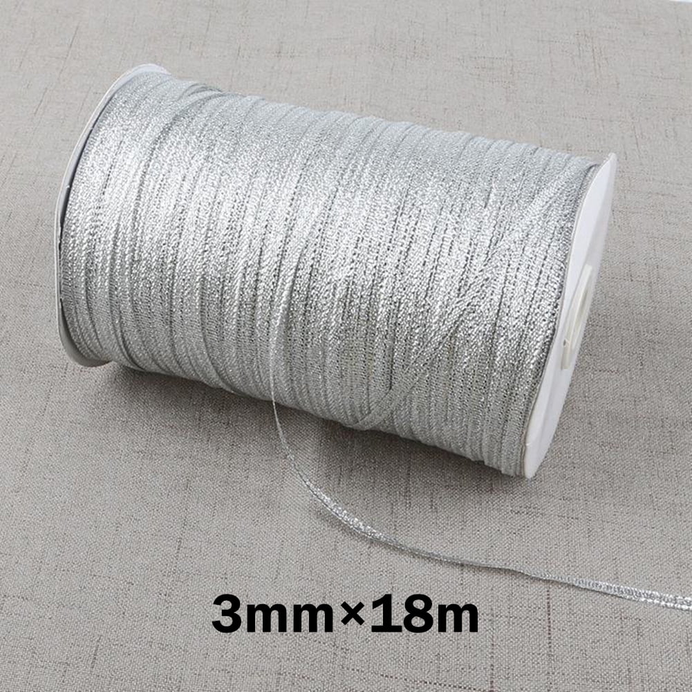 3MM Sewing Piping Fabric Ribbons for Crafts Golden Ribbon Gifts ...
