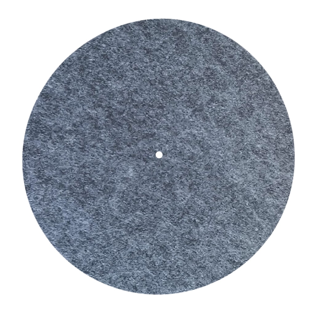 3MM Thick Anti-Static Felt Platter Turntable Mat Anti-Vibration Slipmat ...