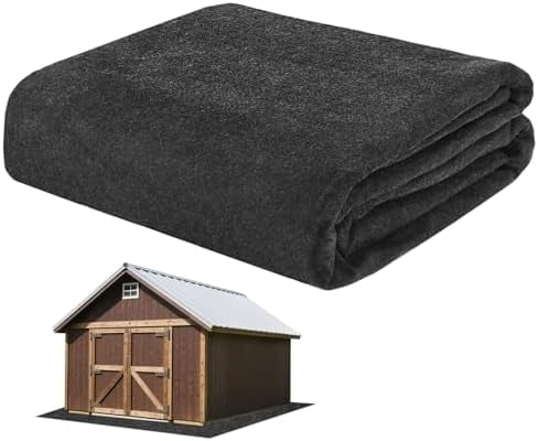3MM Thickened Outdoor Storage Shed Mat, 9.2 x 5 FT Garage Floor Mats ...