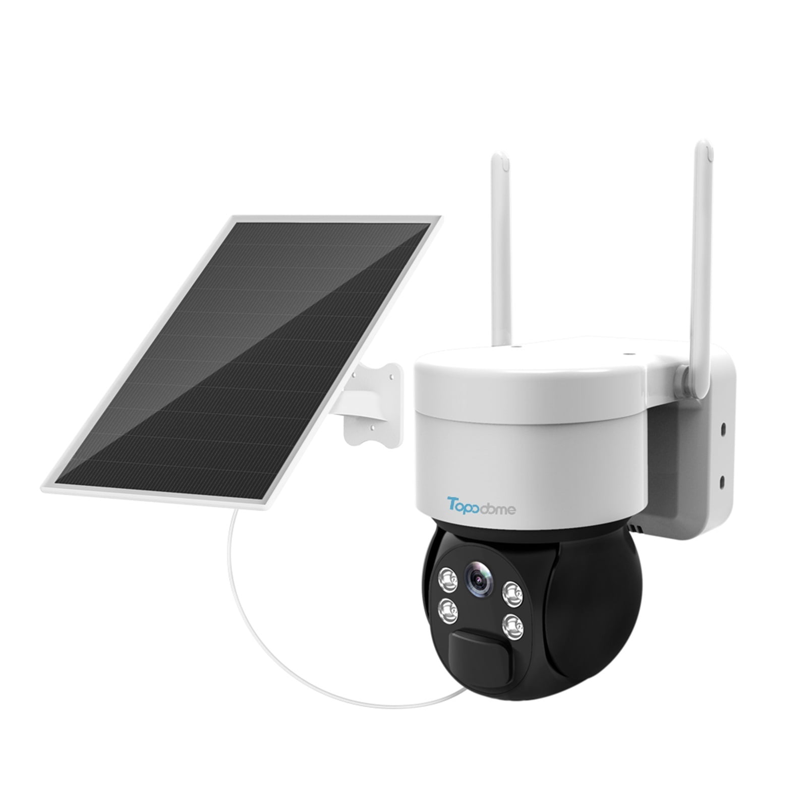 3MP 4G SIM TF Card Voice Intercom Low Power Solar Panel Battery PIR ...