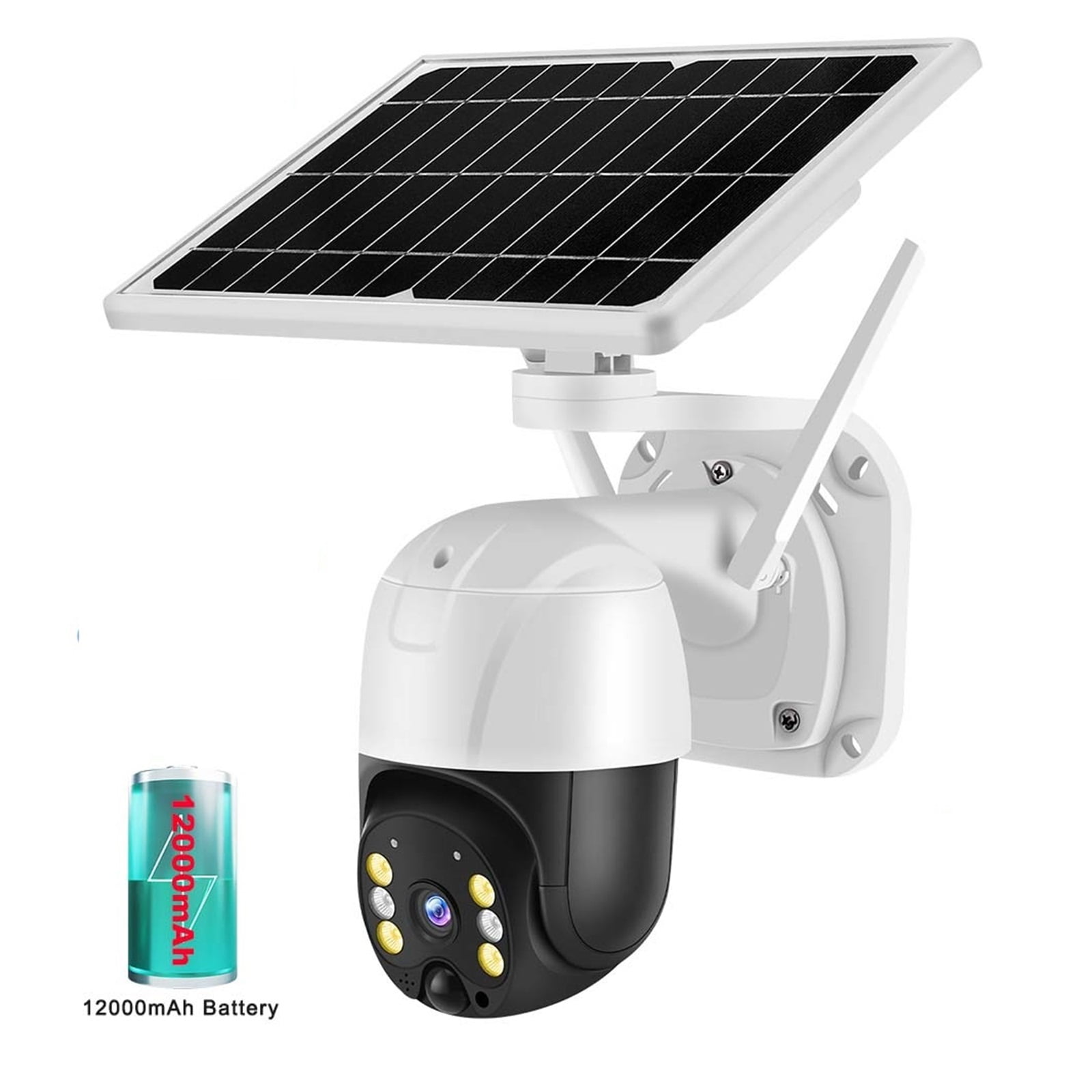 3MP IP Camera 8W Solar Panel Solar Camera 4G Outdoor Wireless Security ...