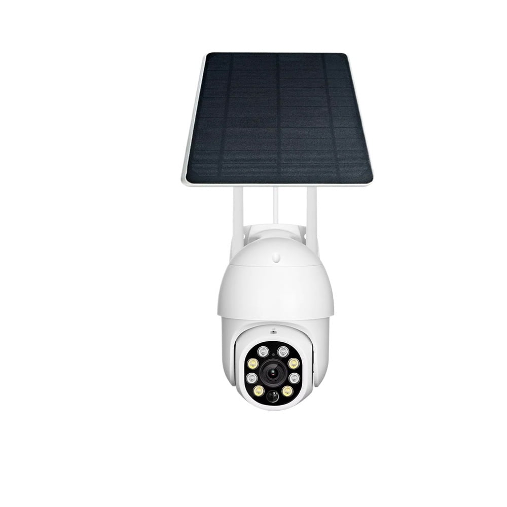 3MP PTZ Battery Powered 4G LTE SIM Card Outdoor Waterproof Solar ...