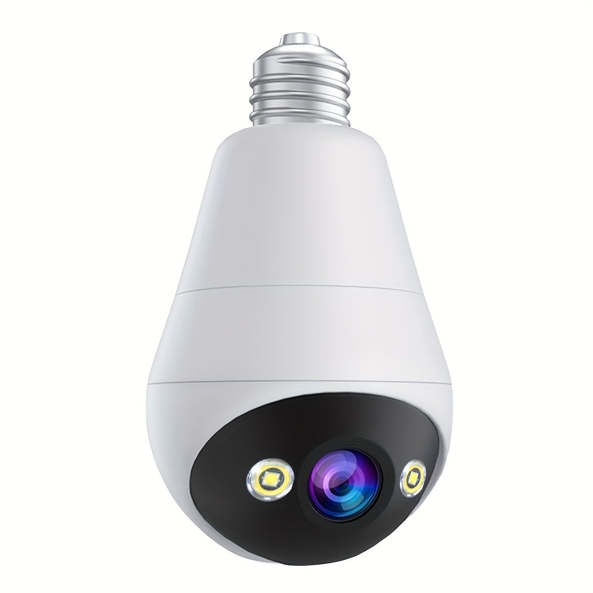 3MP Panoramic PTZ Rotation Light Bulb Wireless Security Camera ...