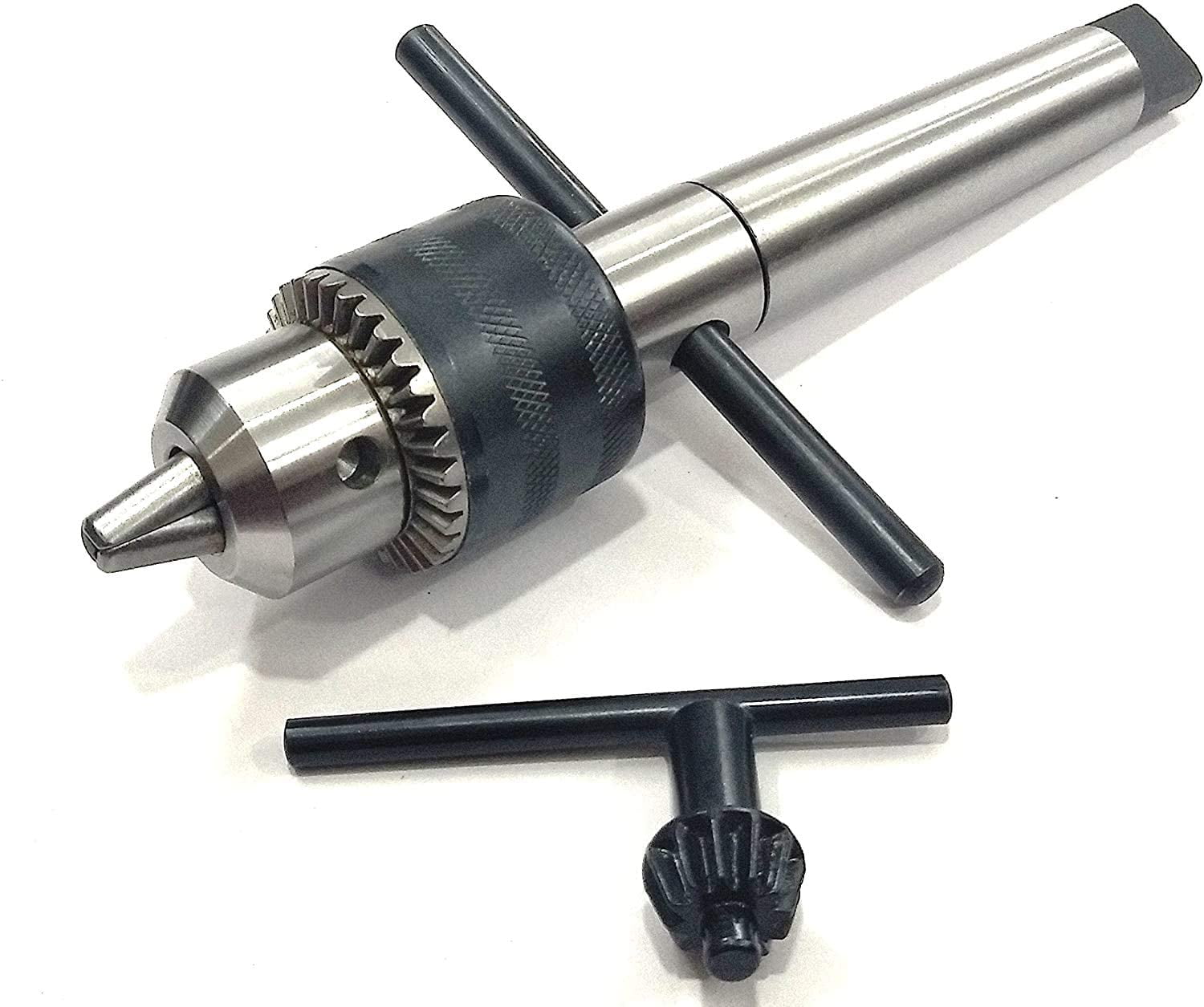 (3MT) Easy Tapping Attachment With Drill Chuck For Lathe Machine ...
