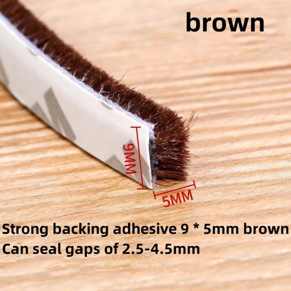 3Meters Brush Strip Self Adhesive Door Window Sealing Strip Home Door ...