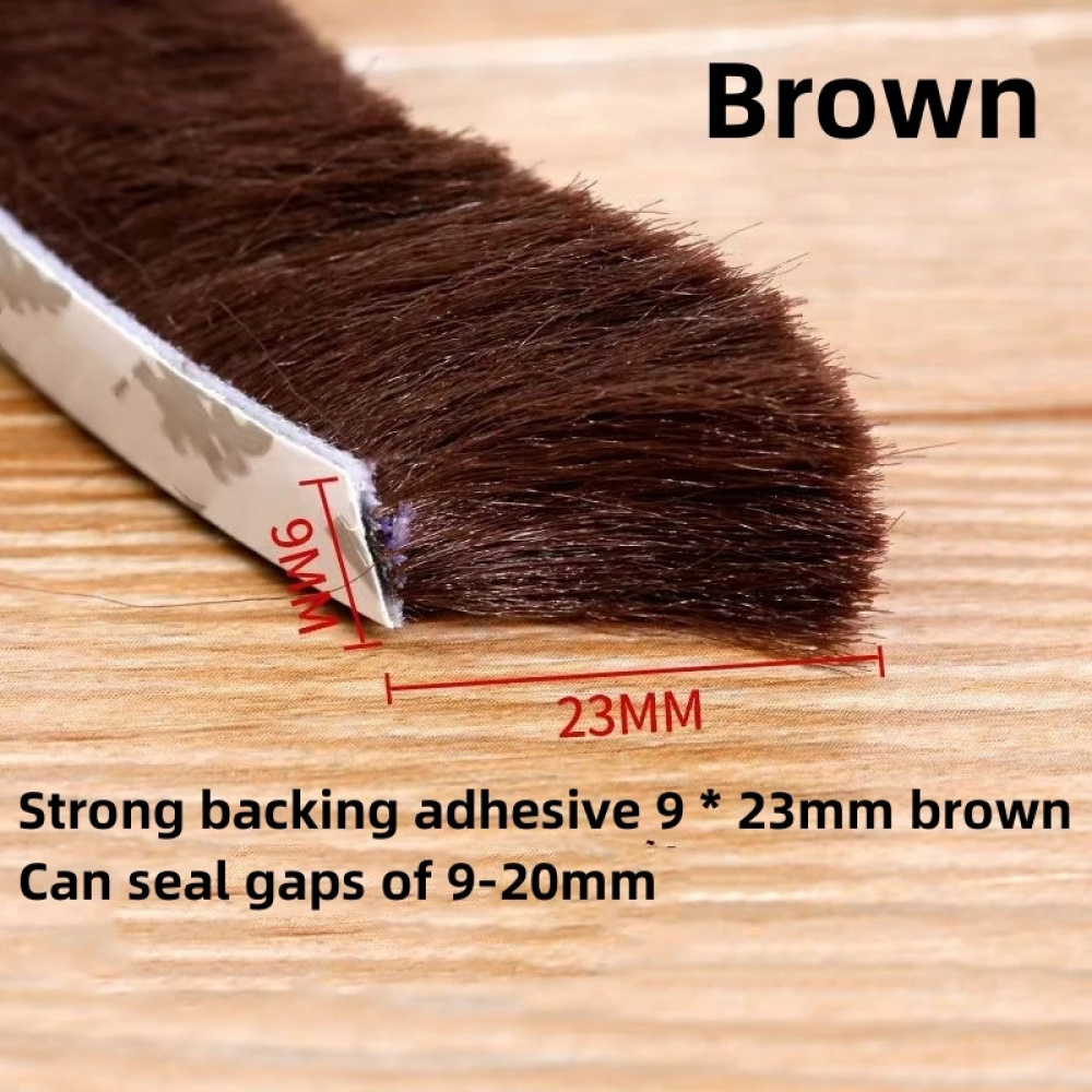 3Meters Brush Strip Self Adhesive Door Window Sealing Strip Home Door ...