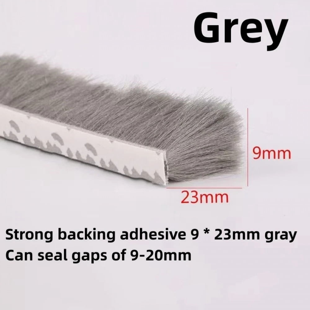 3Meters Brush Strip Self Adhesive Door Window Sealing Strip Home Door ...