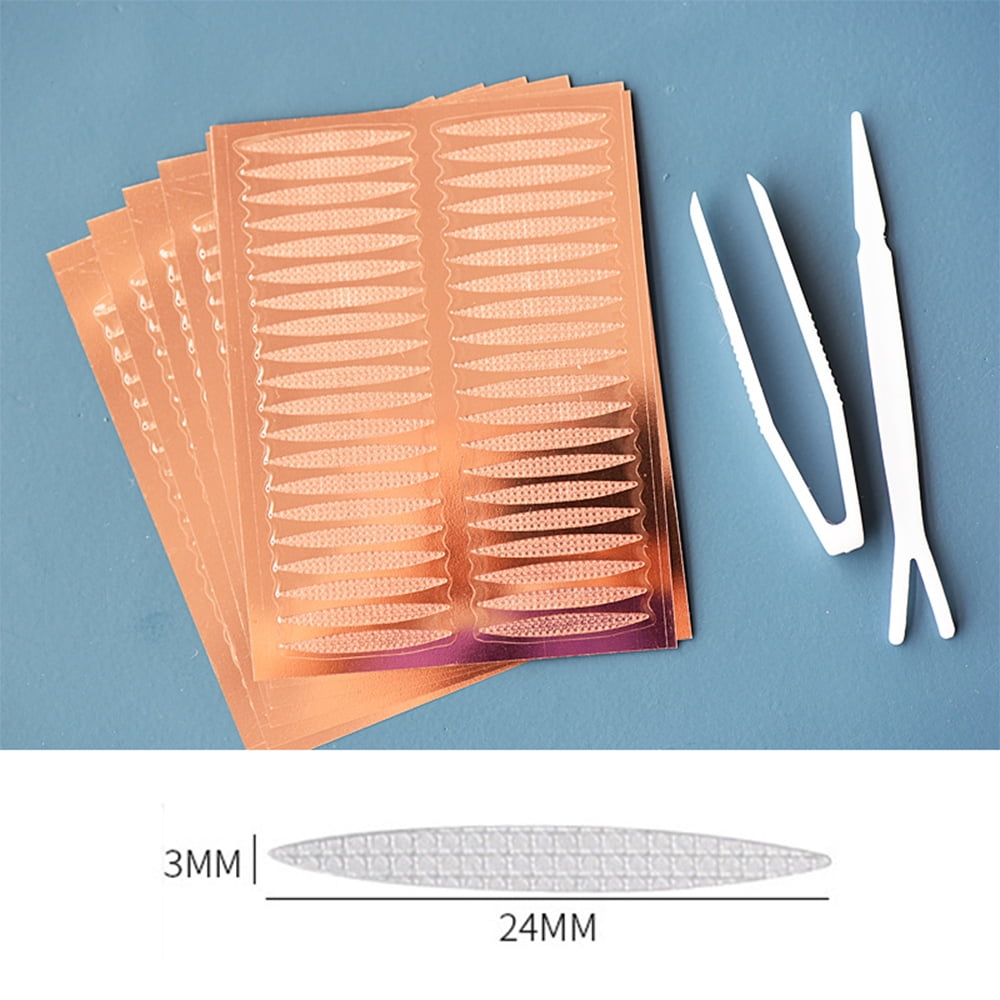 3Mm Double Eyelid Stickers Natural Fiber Eyelid Contour Stickers For ...