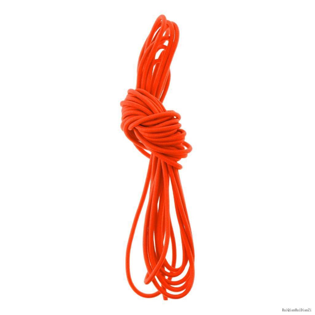 3Mm Orange Strong Bungee Rope Shock Cord Tie Down Roof Racks Trailers ...