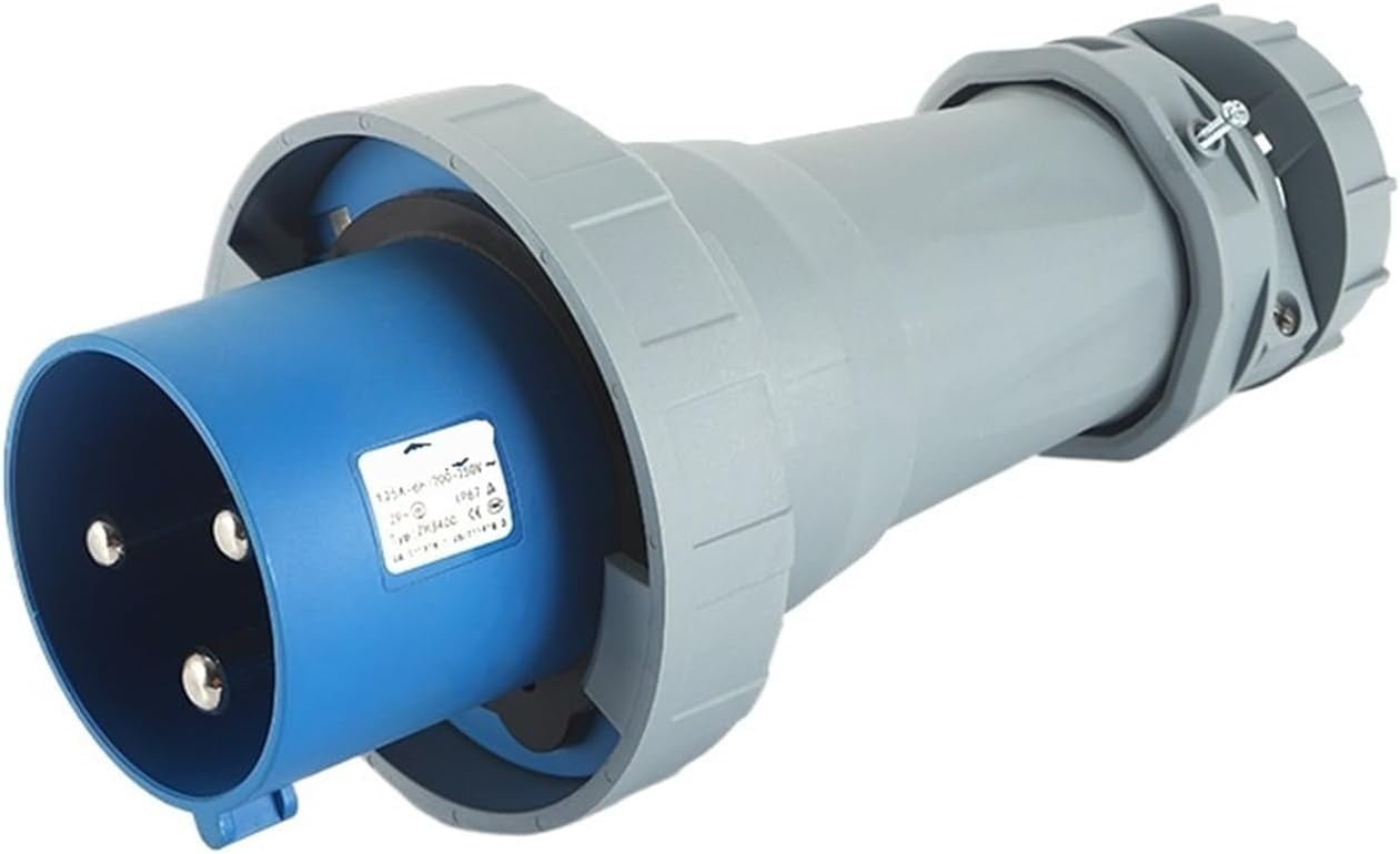 3P 125A IP67 6H 220v Mobile Industrial Plug PDU Data Center Matching ...