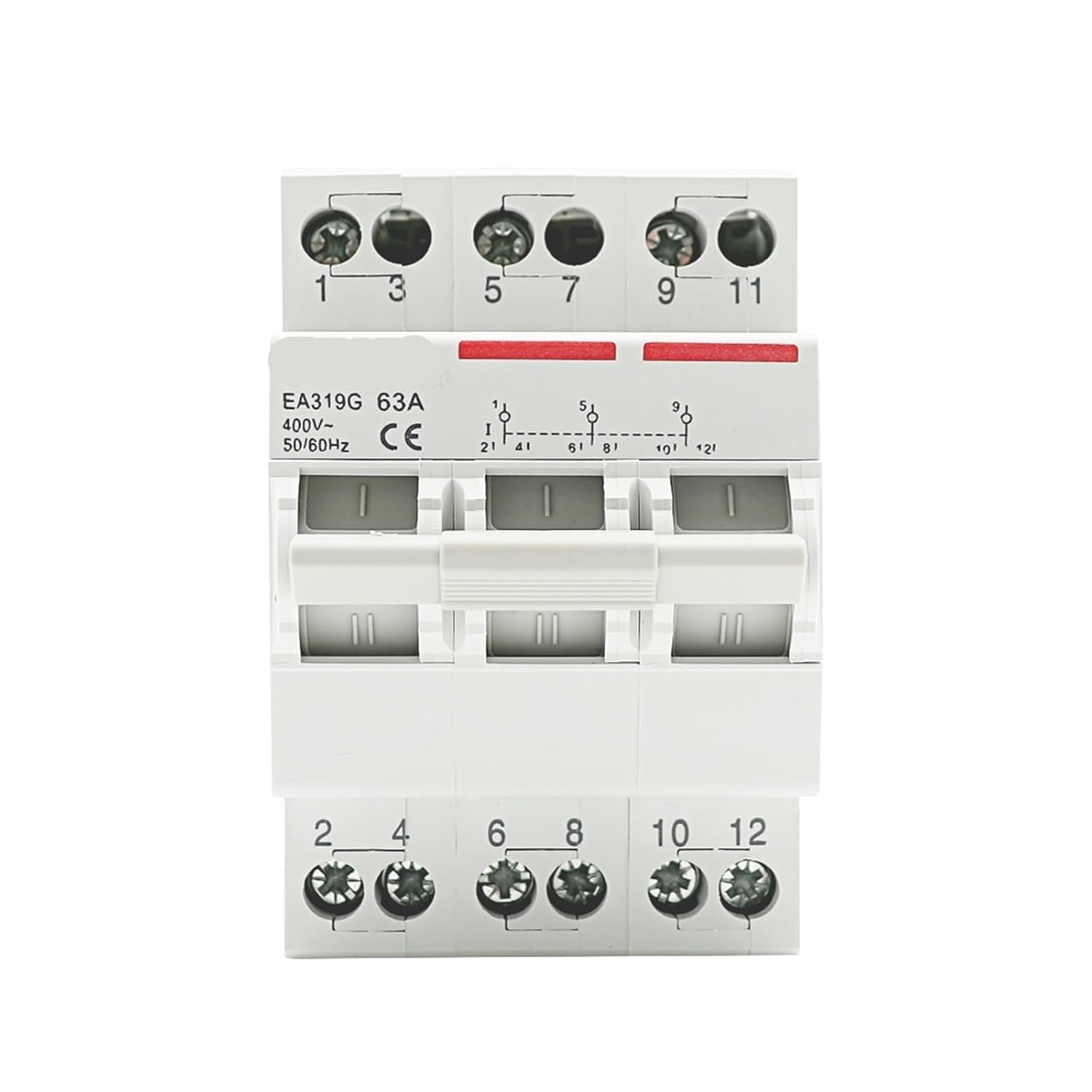 3P 40A 63A MTS Dual Power Manual Transfer Interlocking Circuit Breaker ...