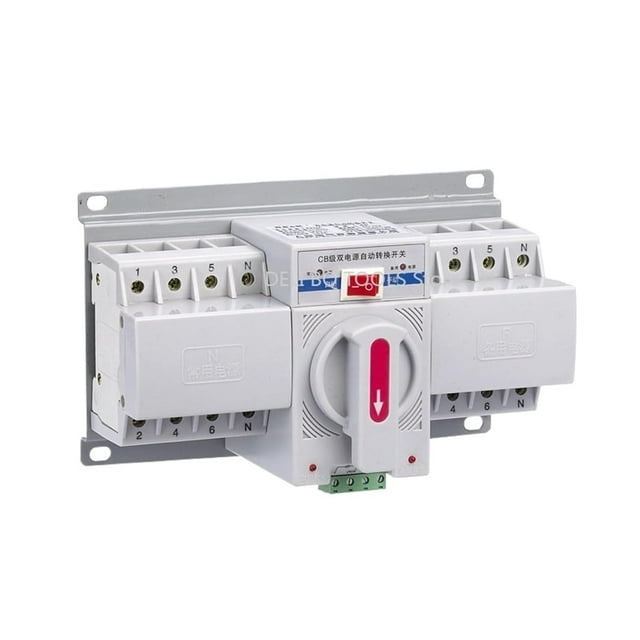 3P 4P 16A -63A MCB Type Automatic ATS Dual Power Transfer Switch Transfer Switch 4P Power ...