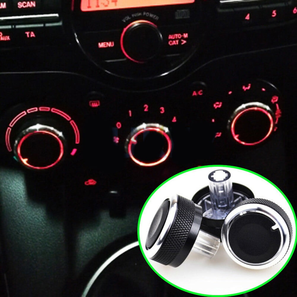 3P Car Air Conditioning Ac Knob Heat Control Switch Button Knob for ...