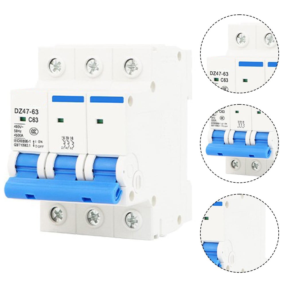 3P Circuit Breaker For Dz47-63 For Solar Pv Circuit Breaker Circuit ...
