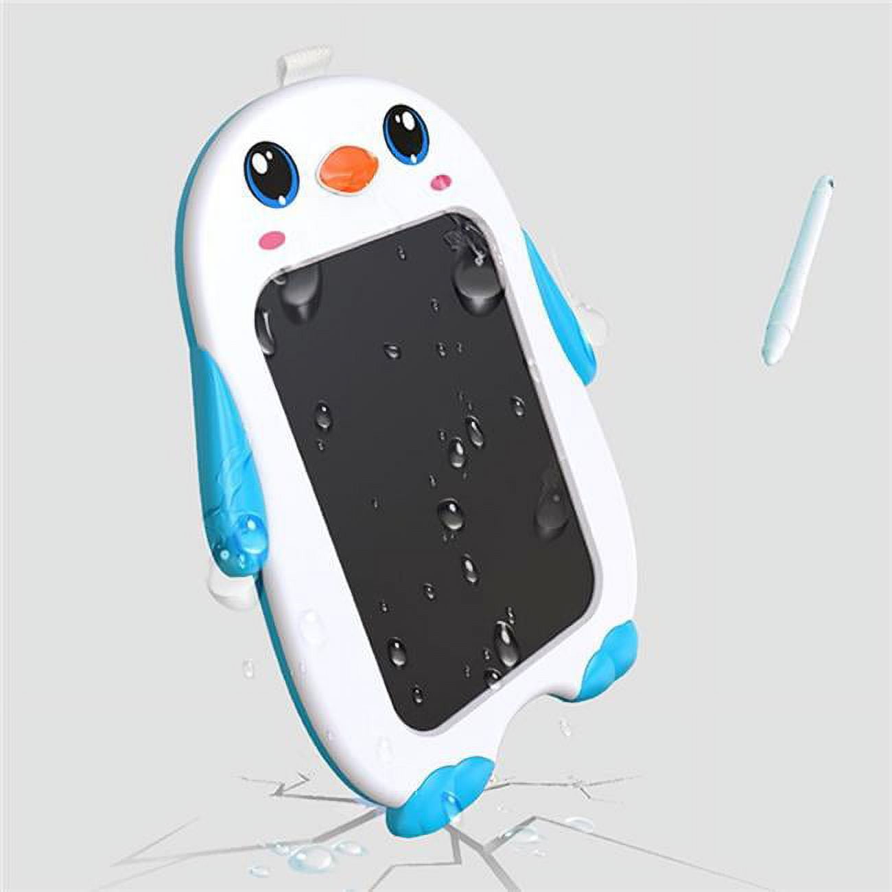 3P Experts 3PX-KIDSTABLT-BPENGIN Penguin LCD Doodle Tablet, Blue ...